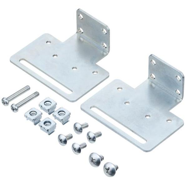 マウントフレーム取付とラック本体の穴を使った取付に対応し、サーバーラック内の電源タップを環境に合わせて柔軟に固定できる専用金具です。