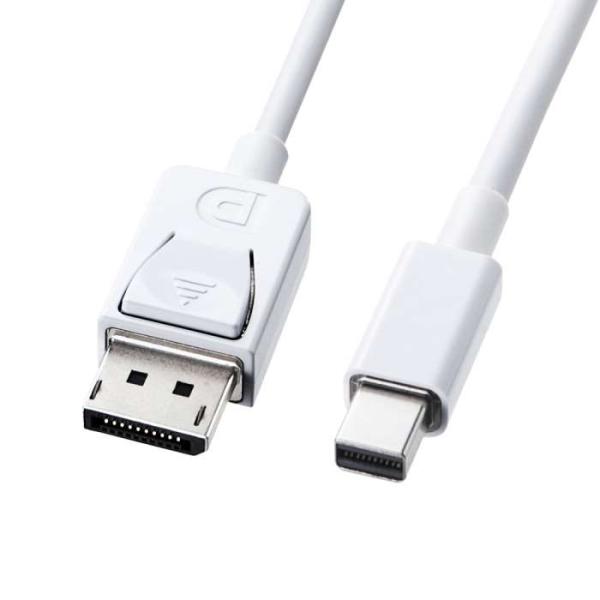 ミニDisplayPortとDisplayPortとを接続する変換ケーブルです。ミニDisplayPort（Thunderbolt）搭載のMacや、各社パソコンとDisplayPortを持つディスプレイを接続して使用できます。Display...