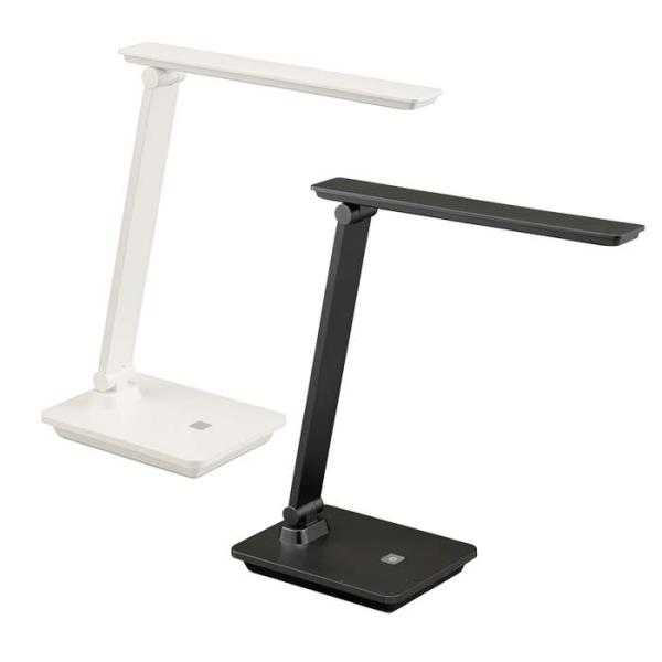 コンセントのない場所でも使える充電式。明るさを3段階調節できる。本体色はホワイト（DS-LS15DSMC-W/4971275638242）、ブラック（DS-LS15DSMC-K/4971275638259）。