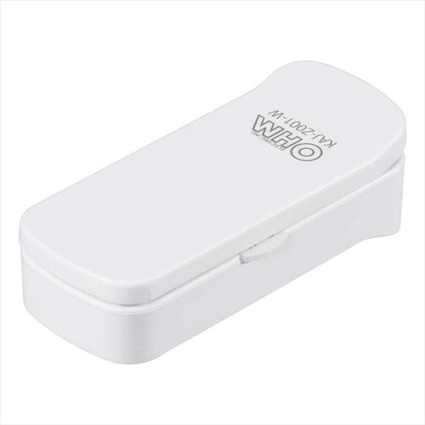 熱でピタッと密封。食べきれないおやつなどに。鮮度長持ち。簡単操作／押さえて3秒+スライド。セーフティロック付き。マグネット付き。電池別売（単3形アルカリ乾電池×2本使用）。「品番」：08-1186。