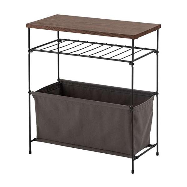 すっきりと魅せる、シンプルな佇まい。無駄のないシンプルなデザインが魅力的な収納付きサイドテーブル。ファブリック素材の収納ボックスは、ブランケットや雑誌などをまとめて収めることができるので、生活空間をすっきりと整えてくれます。様々なインテリア...