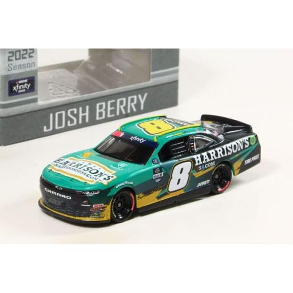ライオネルレーシング(プラッツ)（LiONEL Racing）｜ライオネルレーシング 1/64 ジョシュ・ベリー ＃8 ハリソンズUSA シボレー カマロ NASCAR Xfinityシリーズ 2022 Alsco ユニ｜WX82265HA...