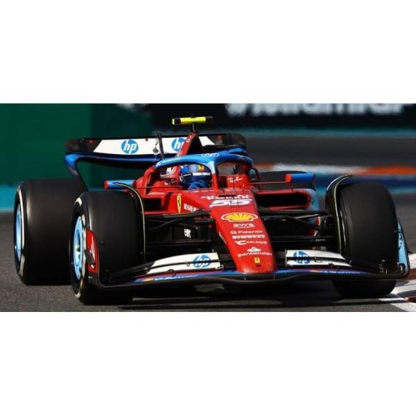 SPARK JAPAN｜Ferrari SF-24 No.55 5th Miami GP 2024 Carlos Sainz。