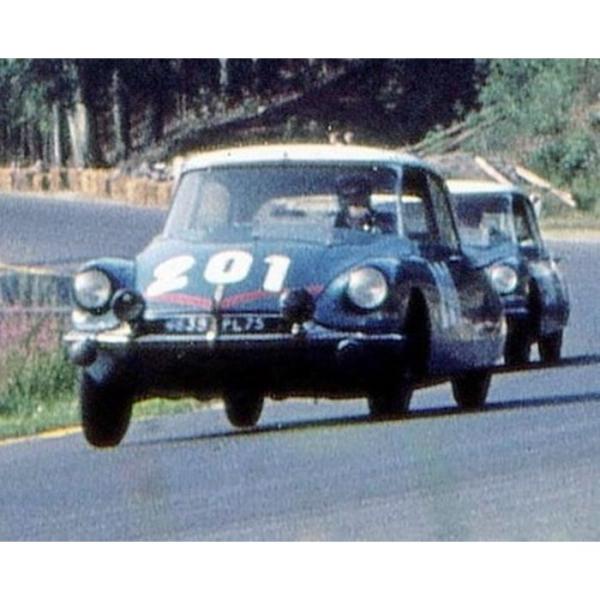 SPARK JAPAN｜1/43 Citroen DS 19 No.201 24H Spa 1964 G. Verrier - A. Bertaut。