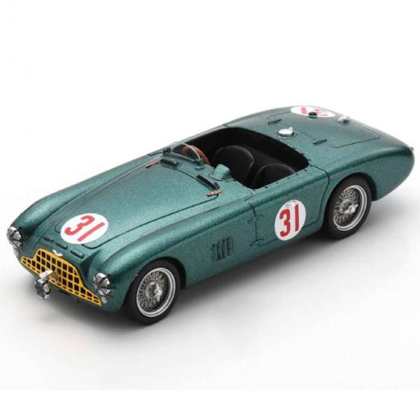 1/43スケールのミニカー。スパーク 1/43 アストンマーチン DB3 No.31 1953 セブリング12時間 G.Duke/P.Collins。
