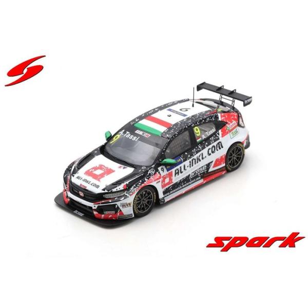 1/43 Honda Civic Type R TCR No.9 ALL-INKL.DE Munnich Motorsport 3rd Race 2 WTCR 2020 Nurburgri ミニカー。