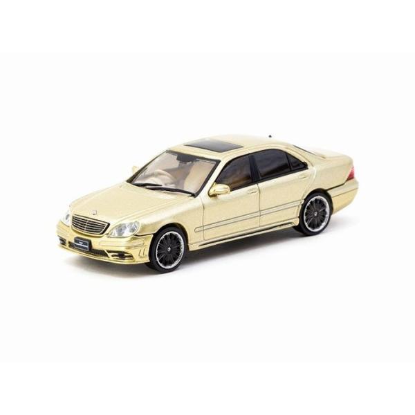 Tarmac Works 1/64 Mercedes-Benz S-Class Wald Gold。