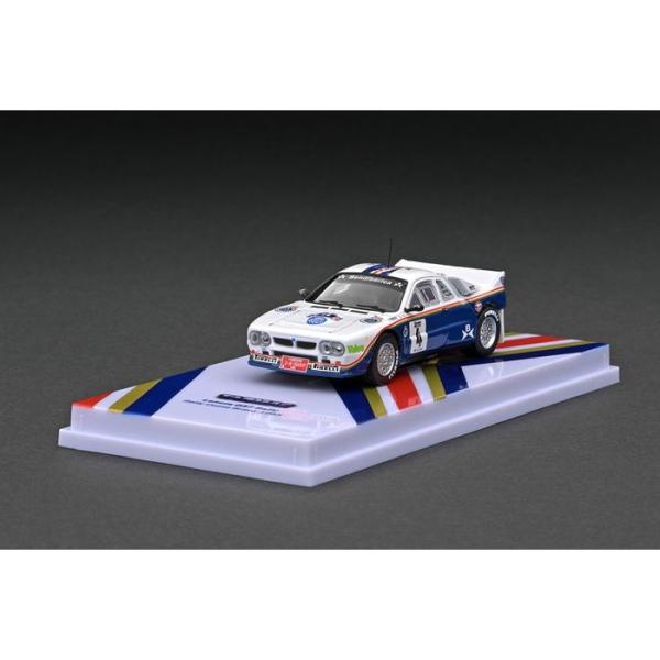 1985年のスペイン Costa Brava ラリーに出場した「Lancia 037 Rally」を1/64 スケールダイキャスト素材でモデル化。リヤカウルは開閉可能。ライト類、ミラー、リヤウィング、エンジンは別パーツとし、マーク類はタンポ...