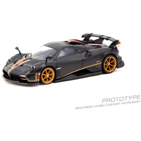Tarmac Works 1/64 Pagani Imola Matt BlackCarbon Fiber。