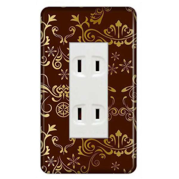 お引っ越しやお部屋の模様替えに！アクセントとして取り入れられるオリジナルコンセントカバーです。和室や木材にピッタリな木目柄や和柄、どんなお部屋にも合うものをお選びいただけます。■本体サイズ：約W70×D7×H120mm■材質：ABS樹脂■色...