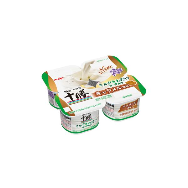 ※送料無料(一部地域を除く)     ☆常温で保存可能！賞味期限：商品発送時、12〜15日程度。メーカー直入荷最新の商品をお届けいたします！○明治北海道十勝ミルクきわだつヨーグルト キャラメル風味●北海道十勝産生乳と新十勝ミルク乳酸菌を使用...