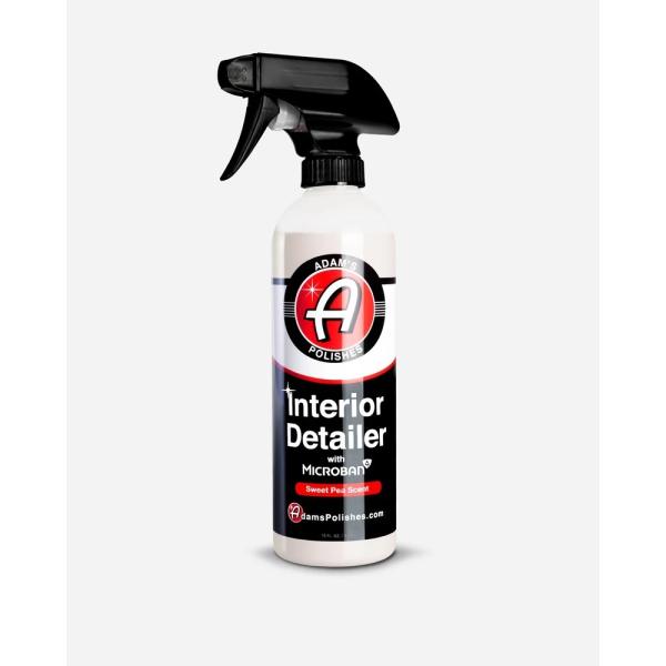 Interior Detailerはインテリア専用の洗浄、除菌、保護まで可能なオールインワンディテイルスプレーです。アメリカMicroban?社に提供された除菌成分を配合し、バクテリアや細菌の増殖を抑えます。また、帯電防止剤も配合されており...