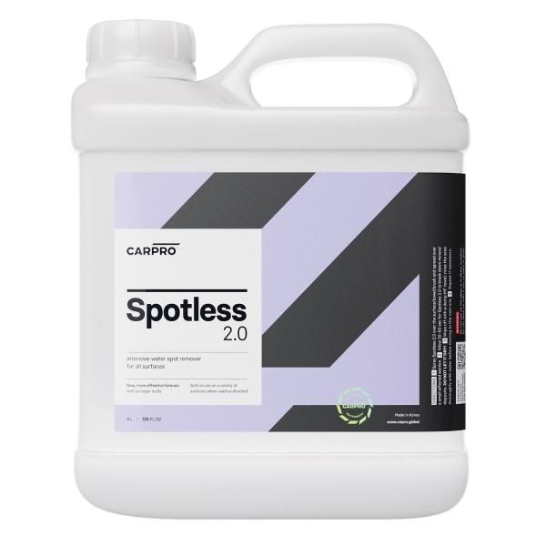 CARPRO Spotless 2.0 4000ml（ウォータースポット除去剤）雨跡・水滴跡・ミネラル分が固着したウォータースポットは、通常の洗車では落としにくい頑固な汚れです。Spotless 2.0はミネラル汚れを化学的に分解し、塗装面...