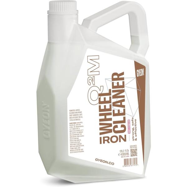 GYEON Q2M-IWCR400 Iron WheelCleaner REDEFINED 4000ml は、ホイールに付着した鉄粉やブレーキダストを化学反応で分解・除去するホイール専用クリーナーです。ジェル状の洗浄剤が汚れに密着し、頑固な...