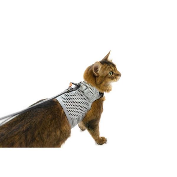 ユニークで柔らかく、通気性の良いメッシュのウォーキングハーネス。ハーネスからの脱出を防ぐのに役立つ穏やかなマーチンゲール機能を組み込み猫の引っ張りを軽減します。三層のメッシュ構造で耐久性にも優れ、フィット感もあります。強力なマジックテープで...