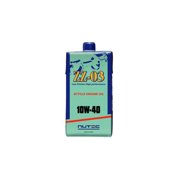 NUTEC（ニューテック）ZZ-03 10W-40は、街乗りからライトスポーツ走行まで幅広い走行に対応する高性能エンジンオイルです。VHVI（水素化精製油）ベースの処方により、優れた油膜保持性・潤滑性を発揮し、摩耗や熱ダレを抑えます。10W...
