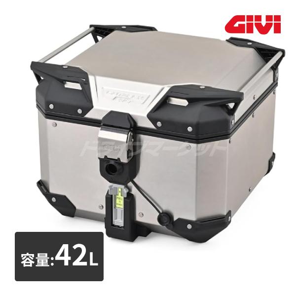 【送料無料】【代引手数料無料】DAYTONA GIVI OBKEV42A（アルミ）商品番号：61296・カラー：アルミ・容量：42L・重量：6kg・サイズ（外側）：奥行456×幅440×高さ325（mm）・最大積載重量：10kg　※デイトナ...