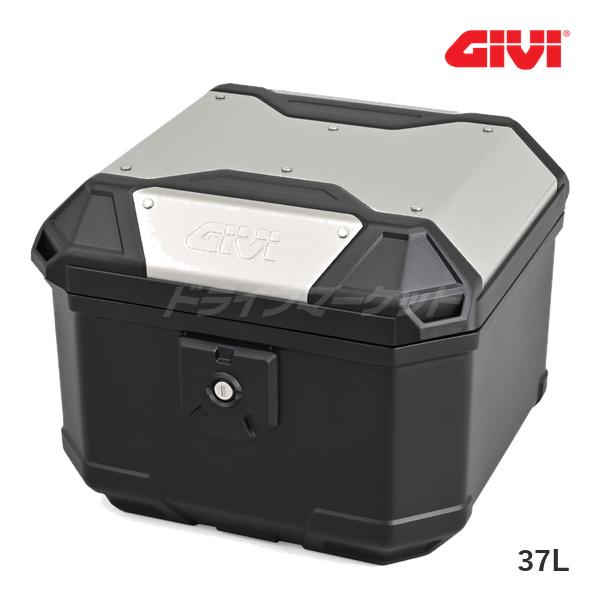 【送料無料】【代引手数料無料】GIVI U37AD+ ULTIMO 未塗装ブラック（アルミパネル） 商品番号：65817 容量37Lのモノロックケース（トップケース）