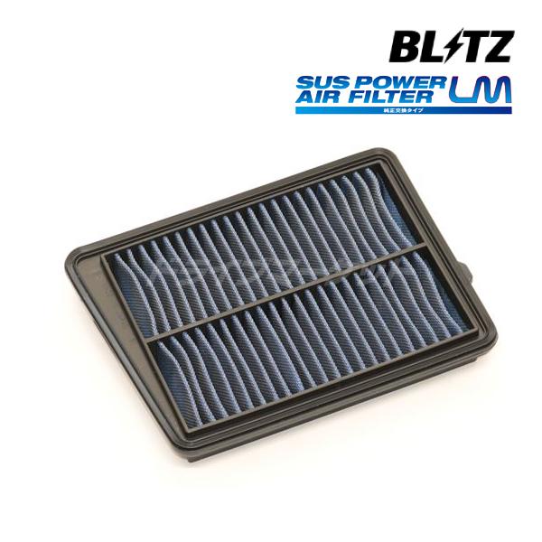 【代引き手数料無料】BLITZ SUS POWER AIR FILTER LM SD-870B (純正品番：17801-B5060)