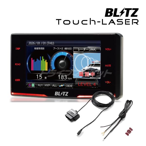 【送料無料】【代引手数料無料】■ セット内容・ レーザー&amp;レーダー探知機本体 Touch-LASER TL316RW ×１・ OBDII接続アダプター OBD2-BR2A ×１▼レーザー＆レーダー探知機 Touch-LASER（タッ...