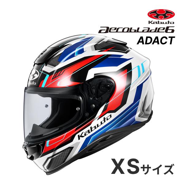 OGKカブト AEROBLADE-6 ADACT風との一体化を表現した疾走感のある王道スポーツスタイルモデル。■カラー：ホワイトブルーレッド■サイズ：XS(54-55cm)※サイズはあくまで目安です。製品の設計により同じサイズ表示でも装着感...