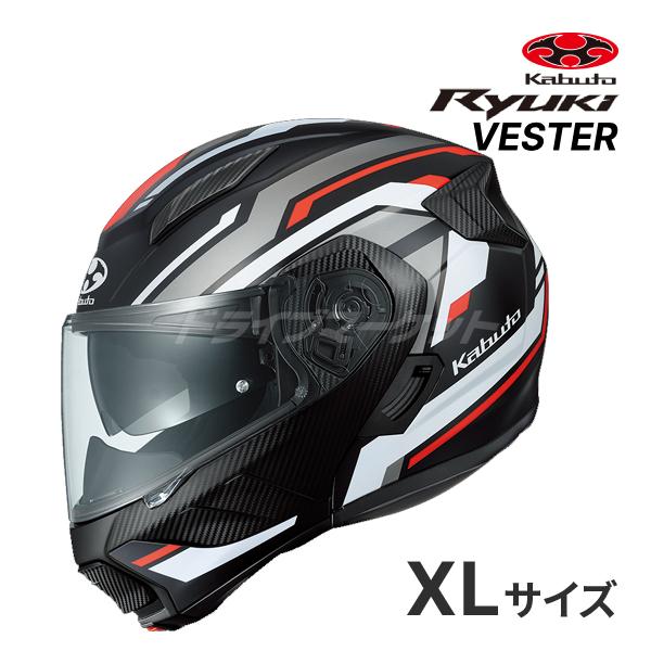 OGKカブト RYUKI VESTERどんなシーンでも決まる、アーバンなシンプルグラフィック。■カラー：フラットブラックレッド■サイズ：XL(61-62cm) ※サイズはあくまで目安です。製品の設計により同じサイズ表示でも装着感が異なる場合...