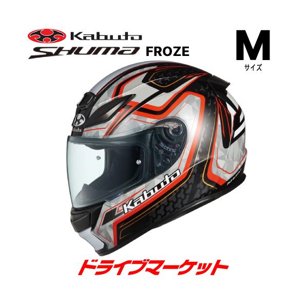OGKカブト SHUMA FROZEストリームラインによる激しさと、冷たく輝く"氷"による静けさを表現したスタイリッシュなデザイン。■カラー：ブラックレッド■サイズ：M(57-58cm)※サイズはあくまで目安です。製品の設計により同じサイズ...
