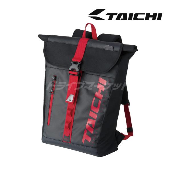 【送料無料】【代引手数料無料】RS TAICHI RSB278 WP バックパック RSB278BK02 ブラック/レッド急な雨に降られても荷物を濡らさない防水仕様のバックパック。 ロールトップタイプの開口部は、収納する荷物の量に合わせてバ...