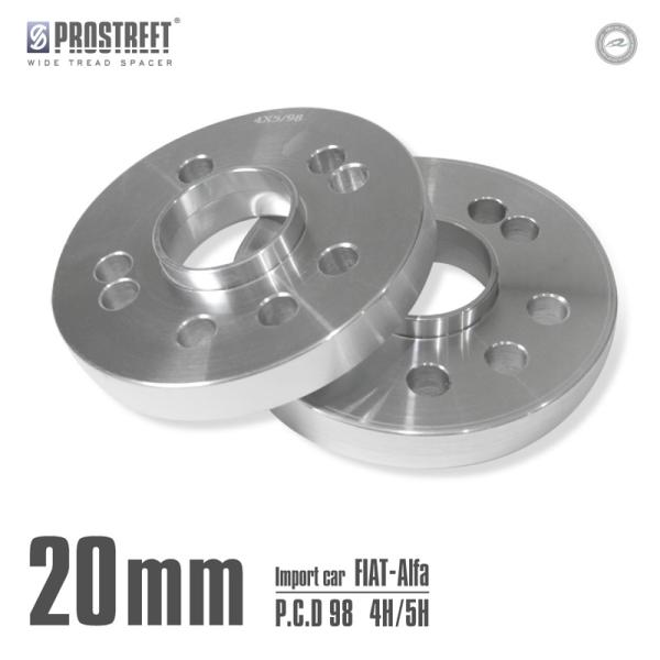 【発売日：2022年05月09日】P.C.D：98ハブ径：58.1mm20mm ハブ付きワイドトレッドスペーサー2枚セット★適合につきましてはご自身で確認の上ご購入ください。★競技用部品です。★スペーサーの厚み及び、ご使用のホイールボルトの...