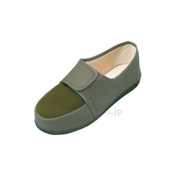 【お見積もりOK】リハビリシューズ 婦人用 片足 W603 / 22.0cm カーキ 左足 マリアンヌ製靴(cm-287513)