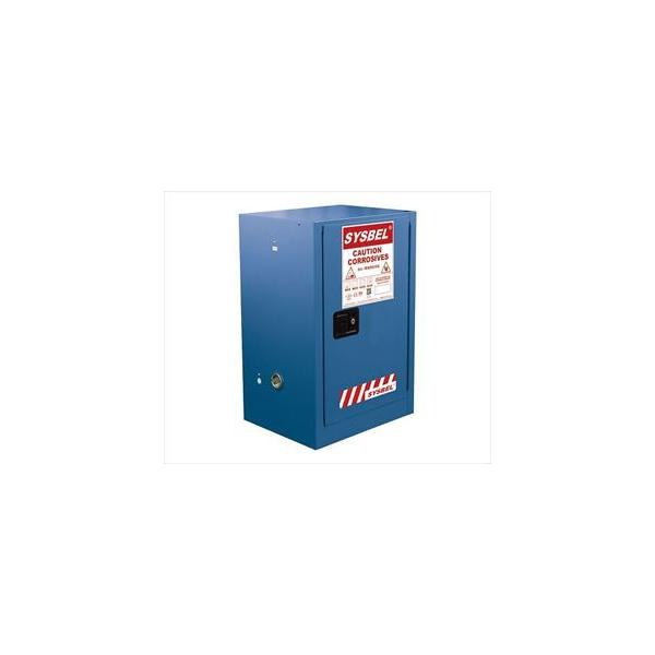 【カタログあり】【お見積もりOK】【条件付送料無料】★10%OFF★【特大】【大型商品※送料別途】Sysbel4-2559-02　耐食キャビネット（ブルー）　590×460×890mm WA810120B【1個】(as1-4-2559-02...
