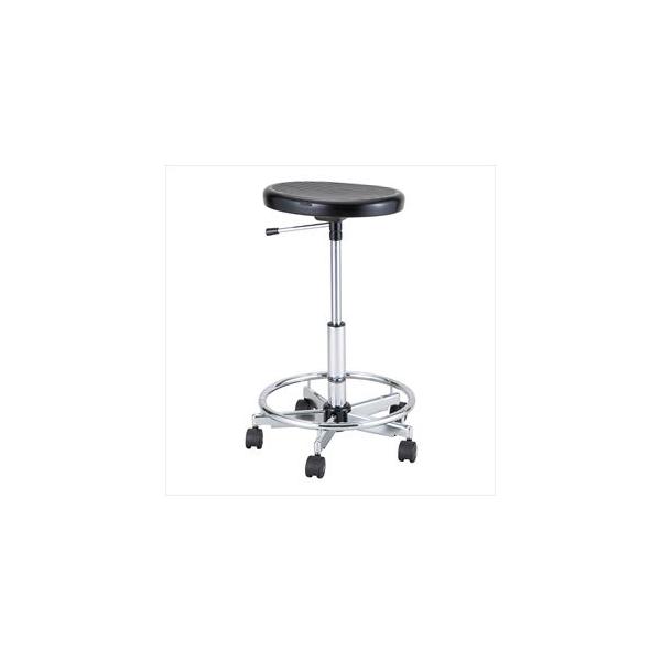 【カタログあり】【お見積もりOK】【送料無料】★15%OFF★4-3766-03 クリーンルーム用チェアー 背無し リング有り CC-100R JANコード:4582619636680