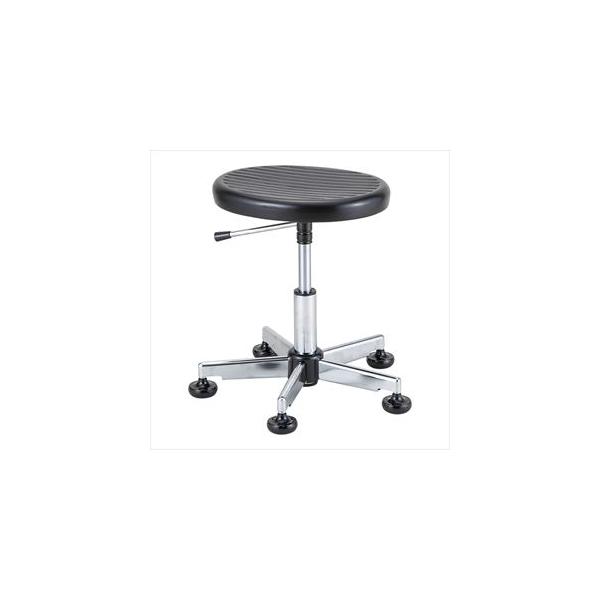 【カタログあり】【お見積もりOK】【送料無料】★12%OFF★4-3767-01 クリーンルーム用チェアー（固定脚タイプ）背無し リング無し CT-100 JANコード:4582619636628