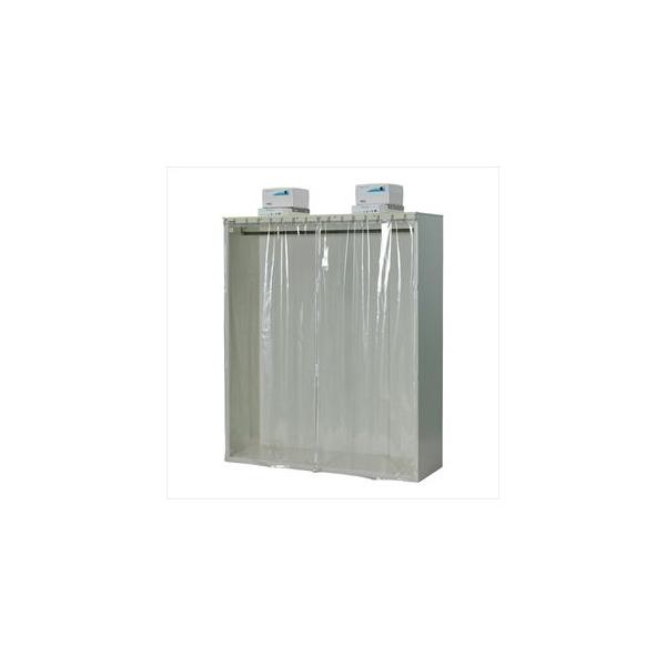 【カタログあり】【お見積もりOK】【条件付送料無料】★6%OFF★【送料定額】6-8357-46 無塵衣ロッカー クリーンユニット・イオナイザー付 1500×500×1800mm APU-150N-02【1個】(as1-6-8357-46)