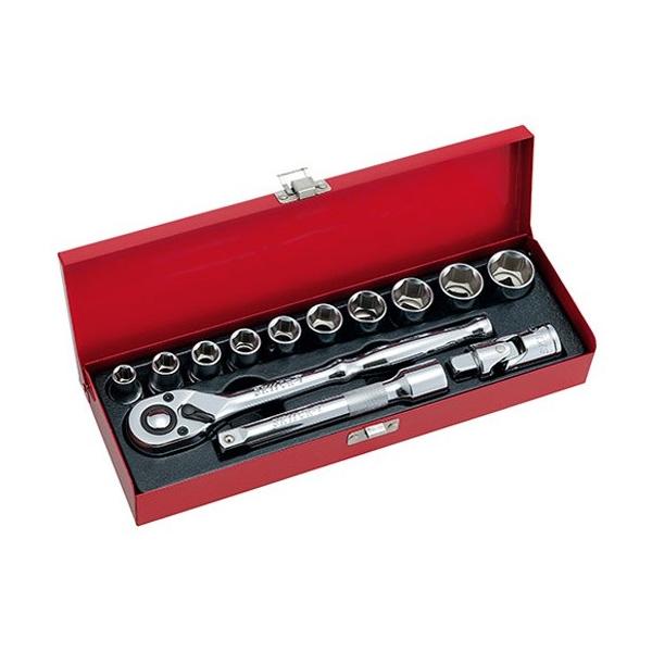 【カタログあり】【お見積もりOK】★6%OFF★62-2836-44 SK11 1/2ソケットレンチセット 12.7mm(1/2インチ) TS-413M 13PCS JANコード:4977292265102 医療機器