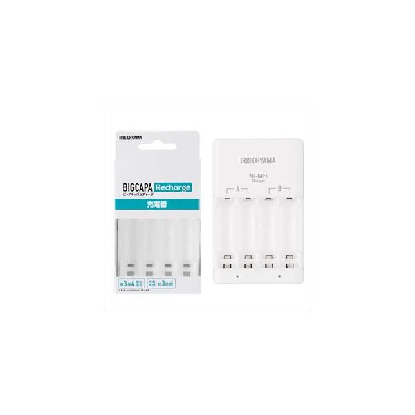 ●BIGCAPA Rechargeニッケル水素電池(単3形・単4形)を充電するための専用充電器です。●通常充電の充電器タイプです。●単3形と単4形の兼用タイプで、そして混合充電ができます。入力：AC100-240V5 50/60Hz 4W出...