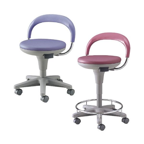 【カタログあり】【お見積もりOK】【送料無料】★19%OFF★●可倒式背もたれ採用。●座高ガス上下調節。●【2】は足掛けリング付。●サイズ：W510×D510×H565〜870mm●座面寸法：φ400×H475〜650mm●重量：11.4k...