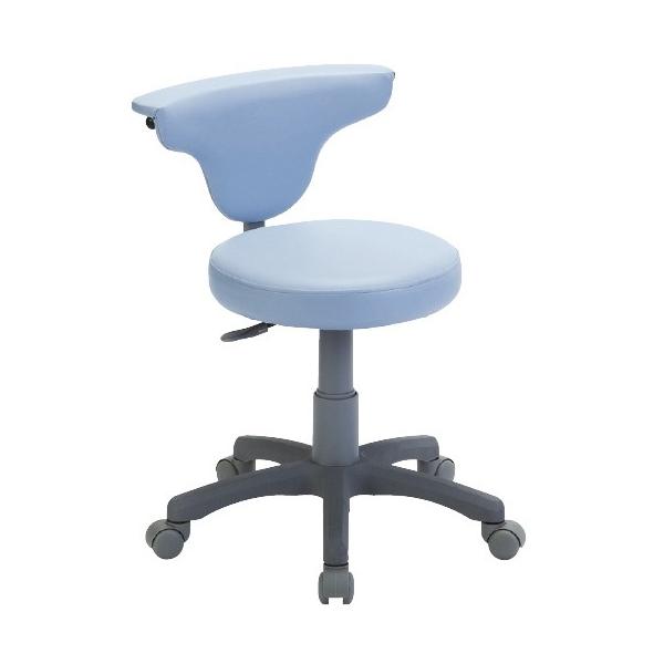 【カタログあり】【お見積もりOK】【送料無料】★18%OFF★●背もたれを横に回すと肘掛としても使用できます。●座高ガススプリング昇降機構。●工具を使わずに組立ができます。●サイズ：W535×D575×H655〜785mm●座面寸法：φ39...