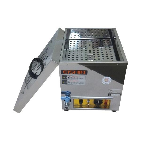 【カタログあり】【お見積もりOK】【送料無料】★25%OFF★●哺乳びんが浮き上がらずに確実に煮沸消毒ができます。●本体が二重構造なので、煮沸しても外装が加熱しません。●哺乳びんはさみ付。●サイズ：W415×D295×H290mm●重量：1...