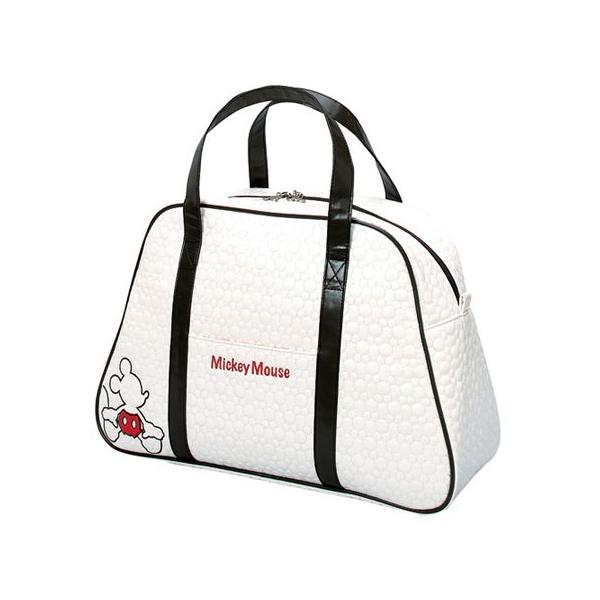 サイズは４６ｃｍ×３０ｃｍ×１４ｃｍ素材はポリエステルです。生まれてくるお子様に準備しておいてもいいですよね♪ミッキーの可愛いレッドパンツがポイントのマザーバッグです。_表側はシンプルで、中を開けるとミッキーのパンツとシルエットをモチーフに...