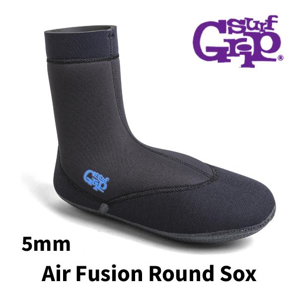 【 SURF GRIP 】 Air Fusion Round Sox 5mm SURF GRIP　　サーフ グリップAIR FUSION ROUND SOX    5mmエアーフュージョン　ラウンド　ソックスサイズ：L【 商品説明 】　内側...