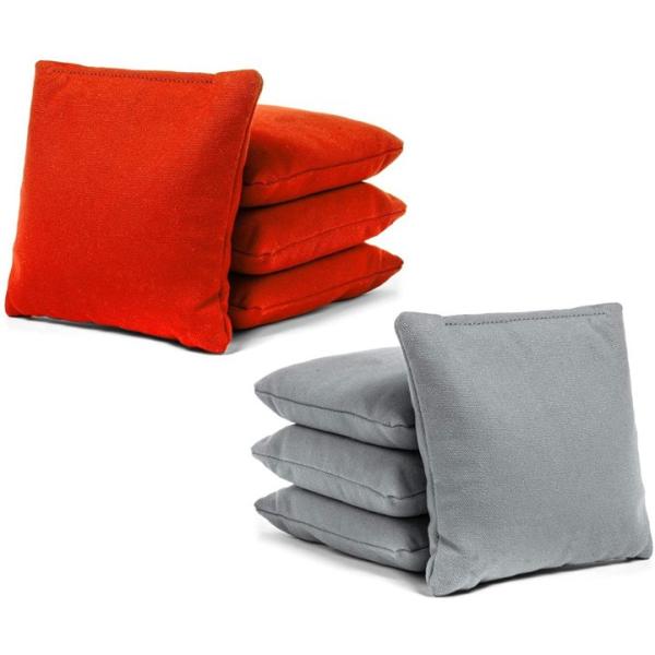 Tailgating Prosコーンホールゲーム用のコーンホールバッグ規定サイズ8袋入りセットです。8つのコーンホールバッグ（各色4つ）が付属しています。 バッグのサイズは約15x15cmで、ACA規制で規定されている425gから453gの...