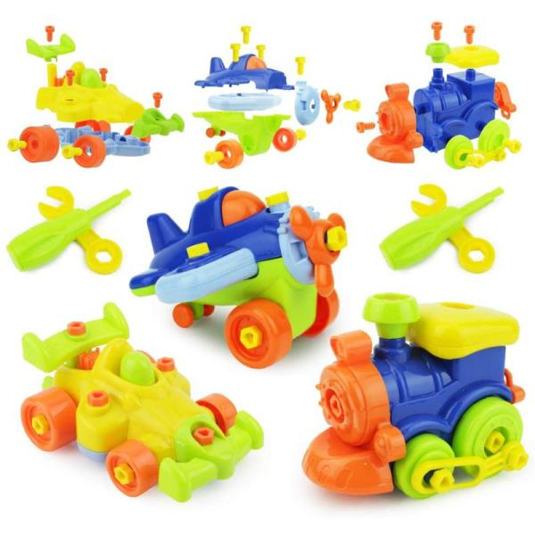 テイクアパート 乗り物 ビルディングキット Boley、組み立て STEMトイ