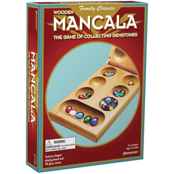 プレスマンPressmanマンカラMancala マルチカラーストーン付き ゲームアイテムナンバー：922756サイズ：22.8×25.4×4cm対象年齢：6才以上プレイヤー数：2名マンカラは数千年前からある世界で愛されている戦略ゲームにな...