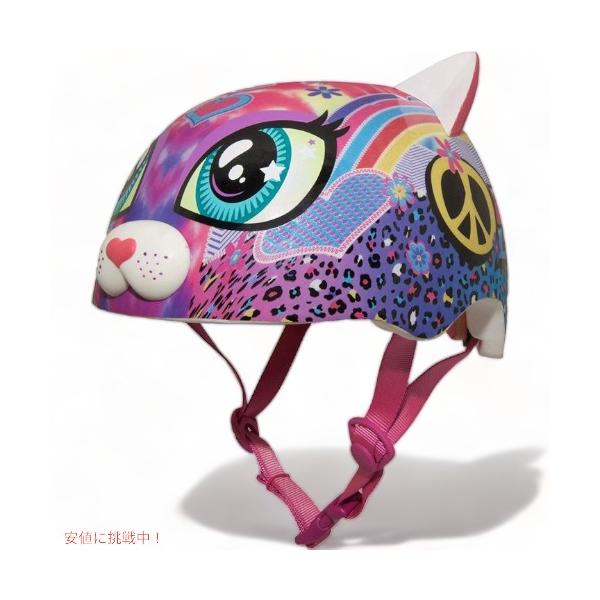 ラスカルズ Raskullz 子供用 猫型 ヘルメッット キャット 自転車 アメリカからやってきたラスカルズブランドのお子様用ヘルメット。衝撃吸収EPSインナーシェル搭載。調節可能なストラップ風通し穴付きで通気性良好。自転車、スポーツ、防災...