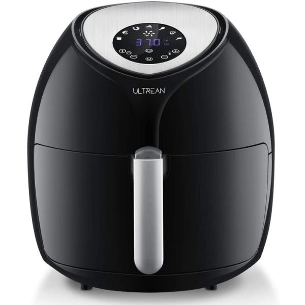Ultrean8リットル、1700Wのエアフライヤーです。ボタン一つで簡単にお好みの料理が調理できるプリセットボタンが7つあり、簡単にケーキ、エビ、肉、チップス、チキンレッグ、ステーキ、フィッシュを調理することができます。アイテムナンバー:...