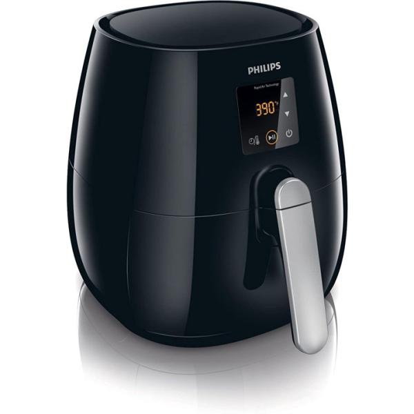 Philips Kitchen Appliancesブラックデジタル電気エアフライヤーです。脂肪分が最大75％少ない健康的な料理ができます。調整可能な温度制御により、摂氏198度まで調理温度を事前設定できます。2層ラックアクセサリが含まれて...