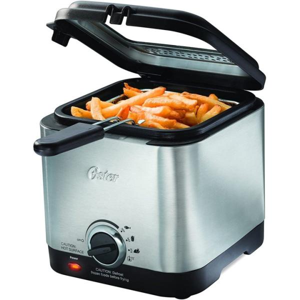 オスター Oster900ワット、1.5Lの電気フライヤーです。温度調節機能付きで、適度な温度で、フレンチフライヤ、オニオンリングなどを揚げることができます。アイテムナンバー: CKSTDF102-SSサイズ(約): 32.5×20.8×2...