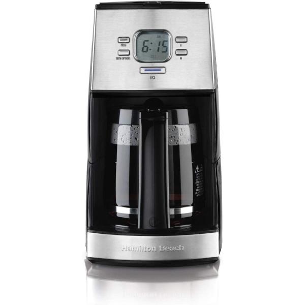 ハミルトンビーチ コーヒーメーカー HamiltonBeach 43254R ドリップ 12カップ サイズ　24.8×30.7×37.5cmコンパクトサイズのステンレススチールデザイン醸造オプションには、レギュラー、ボルド、1?4カップが含...