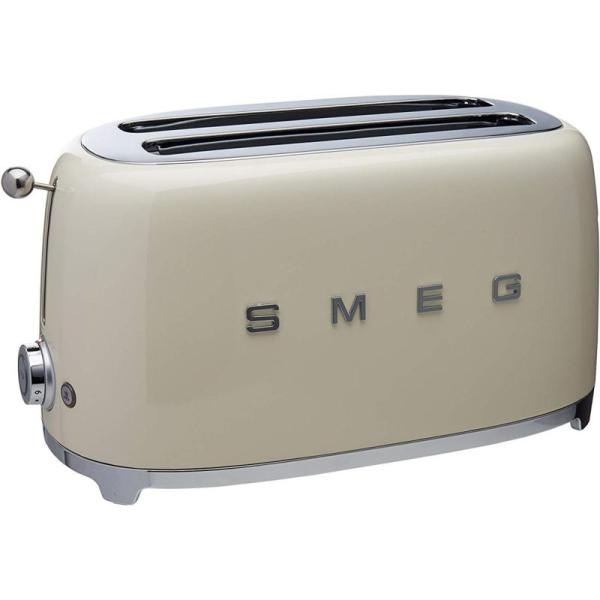 スメッグ トースター SMEG TSF02CRUS レトロデザイン 4スライス トースト クリームサイズ　39.3×20.8×21.5cm